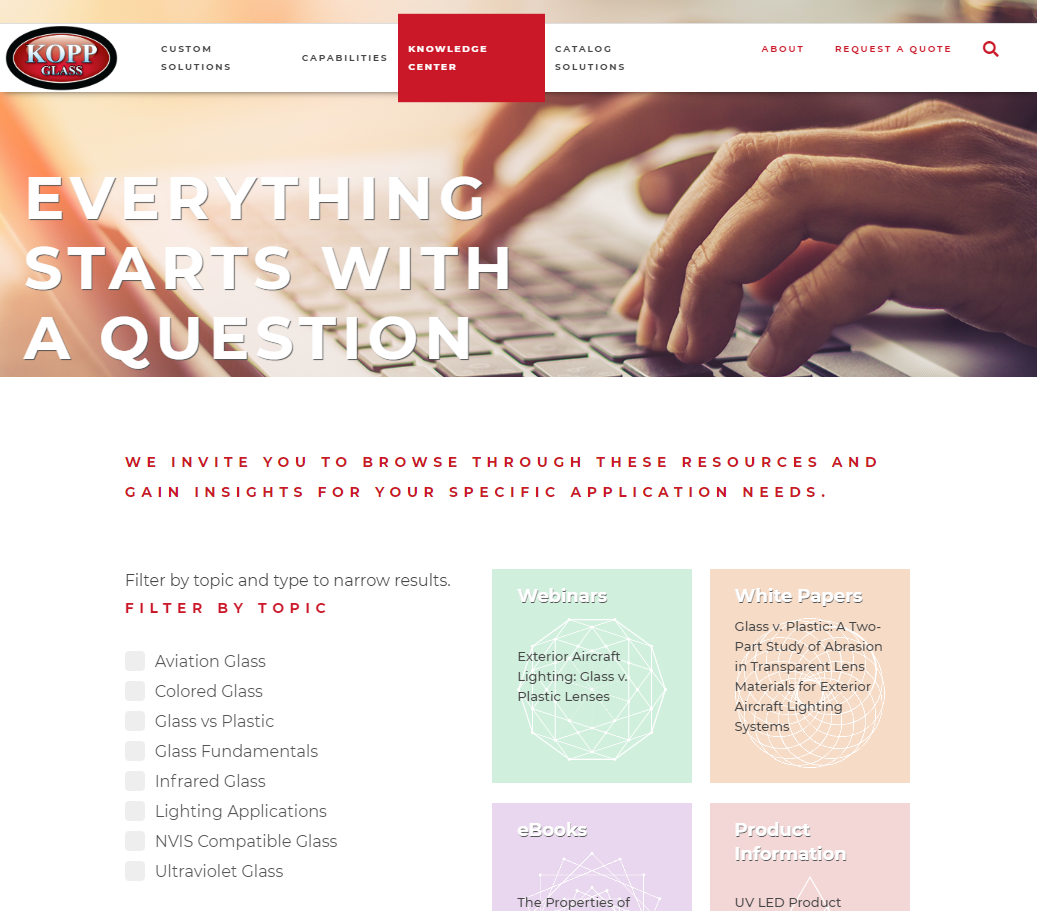 Introducing Kopp Glass's Knowledge Center| Kopp Glass | Pittsburgh, PA